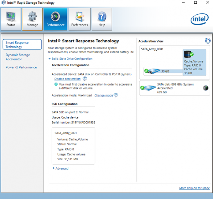 安裝Intel快速儲存技術(IRST)的疑問 • 貓噗知識+